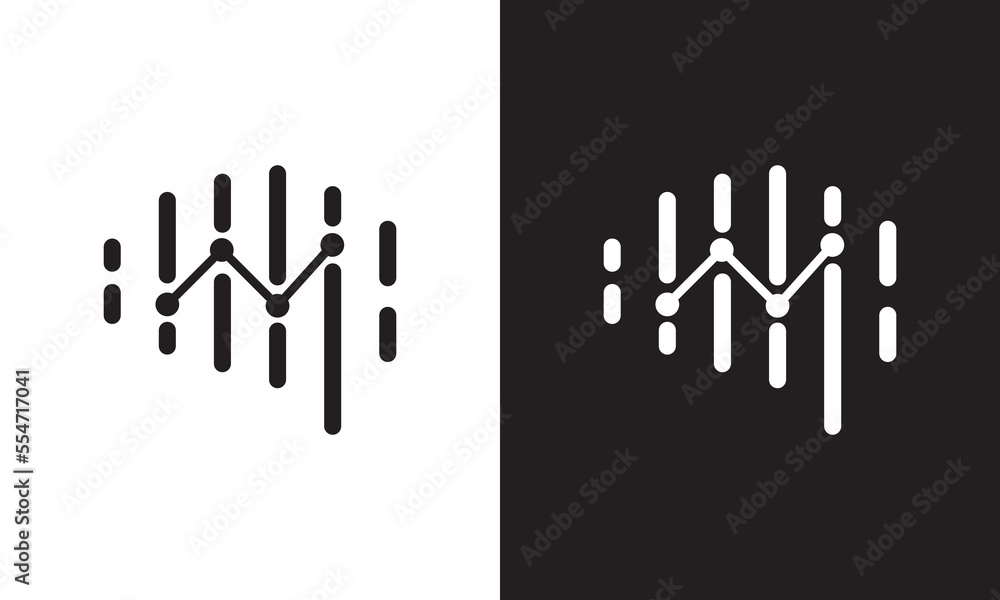 letter N with connected lines neuron system network logo. brain ...