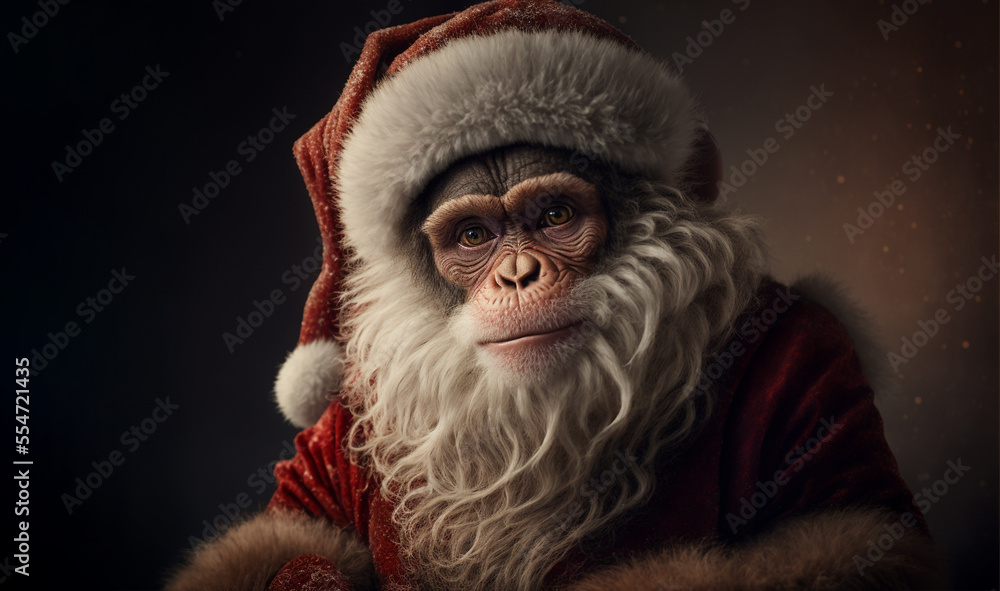 Santa Chimp