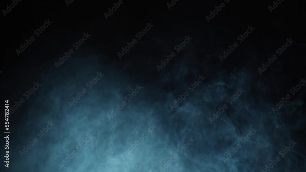 Cinematic layered VFX atmosphere. HD slow-motion VFX smoke appears from ...