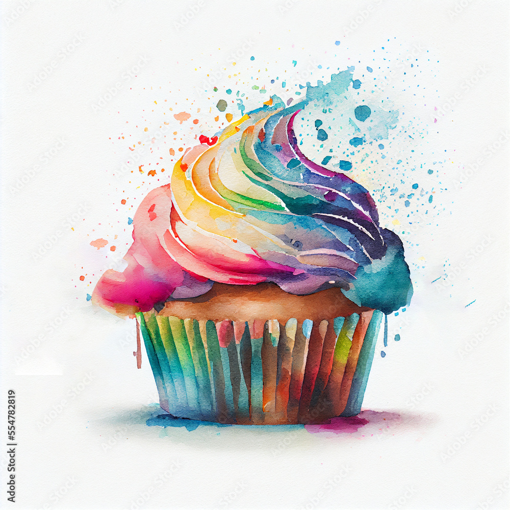 Rainbow Cupcake Backgrounds