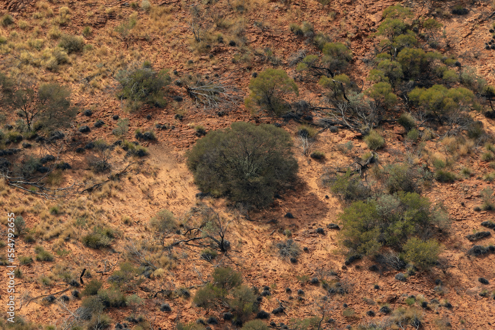 Aerial views of the surrounding land at Watarrka National Park - Kings ...