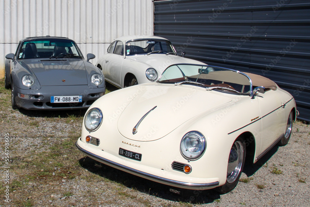 Porsche 356 speedster and convertible 911 oldtimer classic sport ...