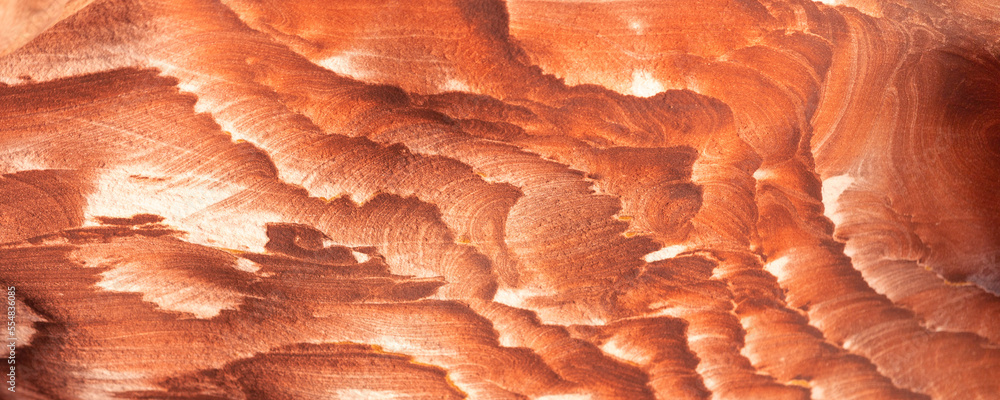 Multi-colored sandstone rock and mineral layers in ancient tombs of ...