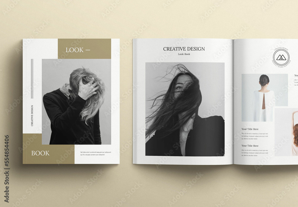 Lookbook Brochure Template Stock Template | Adobe Stock Lookbook Brochure Template Stock Template | Adobe Stock