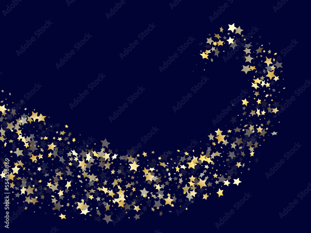 Gold gradient star dust sparkle vector background. Stock Vector | Adobe Stock