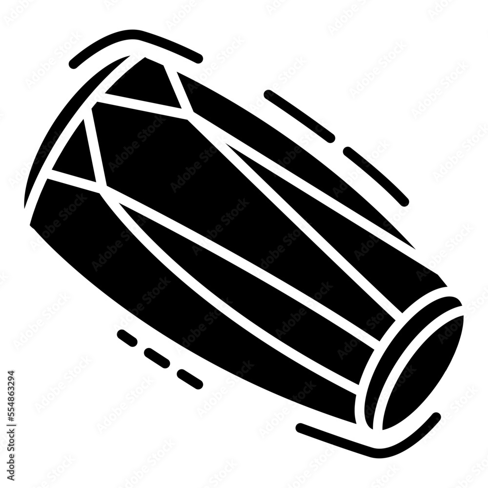 dholak icon Stock Vector | Adobe Stock