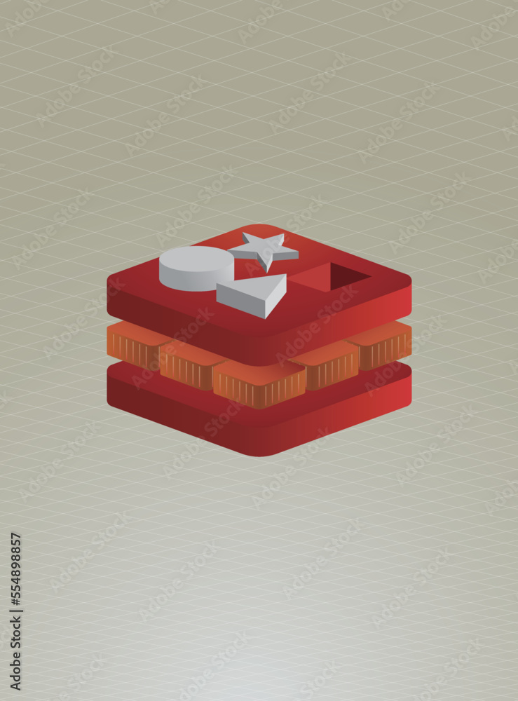 redis logo in red chips Stock Vector | Adobe Stock