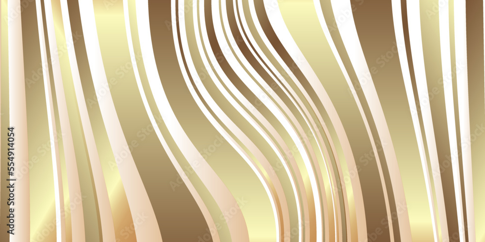 Gold abstract line pattern on bright background. Luxury golden stripe ...