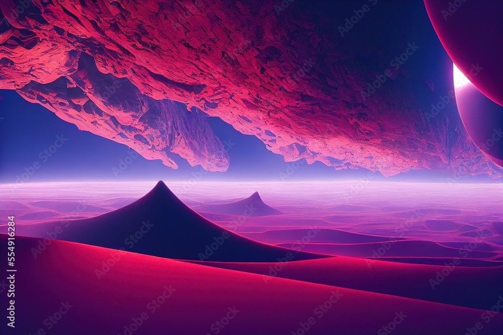 Space background with nebula and stars. environment, projection ...