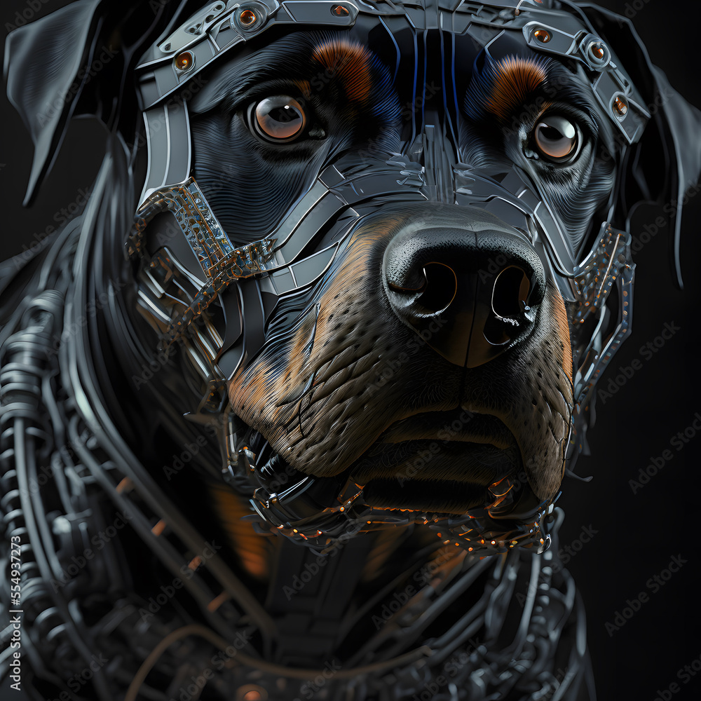 future animals made of machines that appear elegant, luxurious, and ...