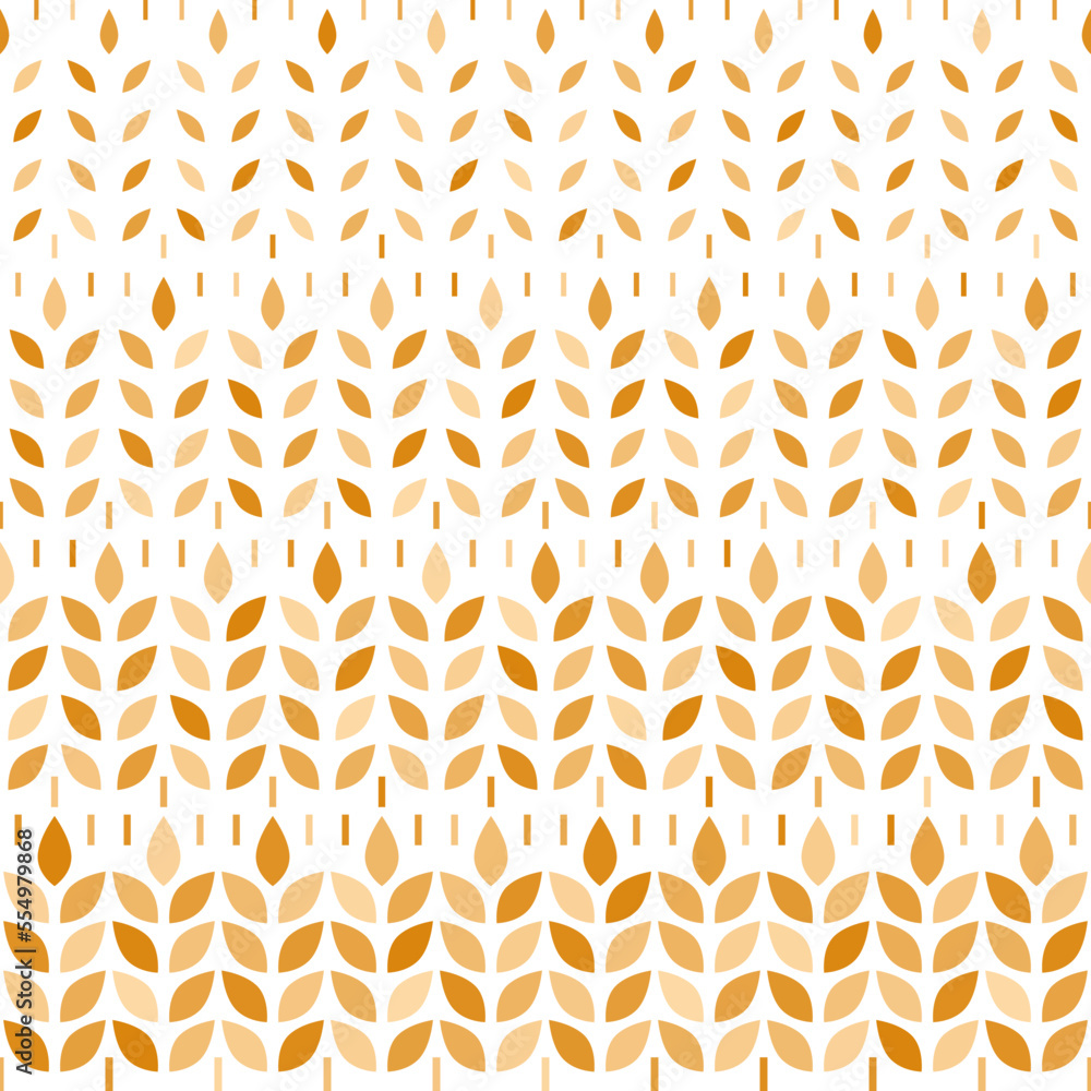 Wheat pattern. Grain malt and wheat, barley, oat, rice, millet, maize ...