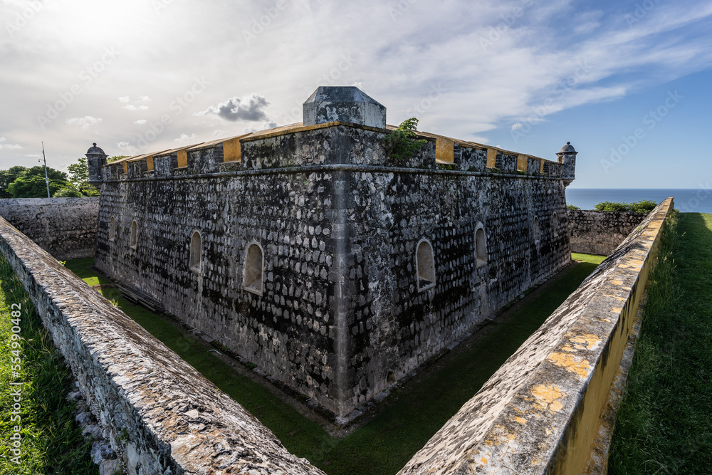 Fort of San Jose el Alto, Spanish colonial fort in Campeche, Mexico ...