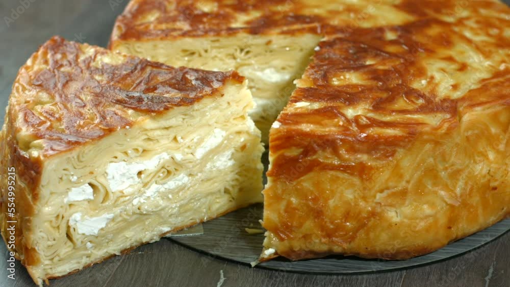 Turkish traditional pastry, Su böreği, Karaköy Böreği, Karakoy böregi ...