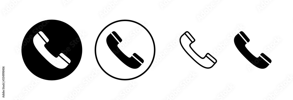 Call icon vector illustration. telephone sign and symbol. phone icon ...