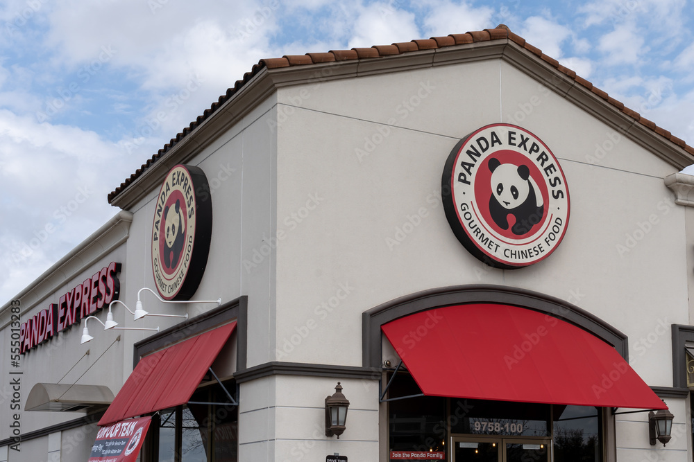 Houston, TX, USA - March 6, 2022: A Panda Restaurant in Houston, TX ...