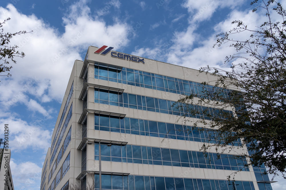 Houston, Texas, USA - March 6, 2022: CEMEX headquarters in Houston ...