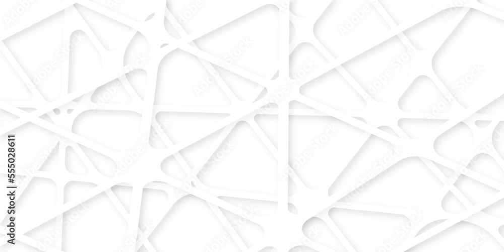 Abstract of white architectural structure pattern, Concept of future ...