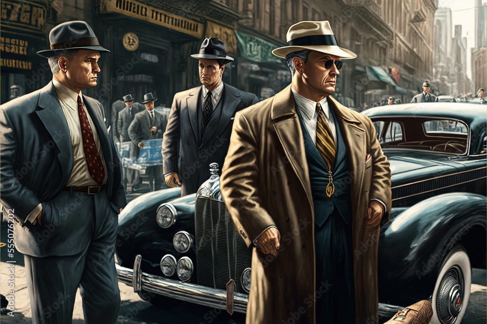 Generative Ai, Generative, Ai, Mobsters in early deys, on the streets ...
