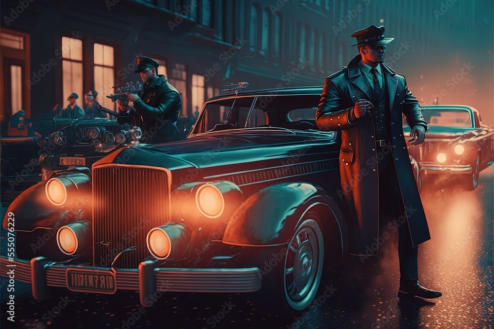 Generative Ai, Generative, Ai, Mobsters in early deys, on the streets ...