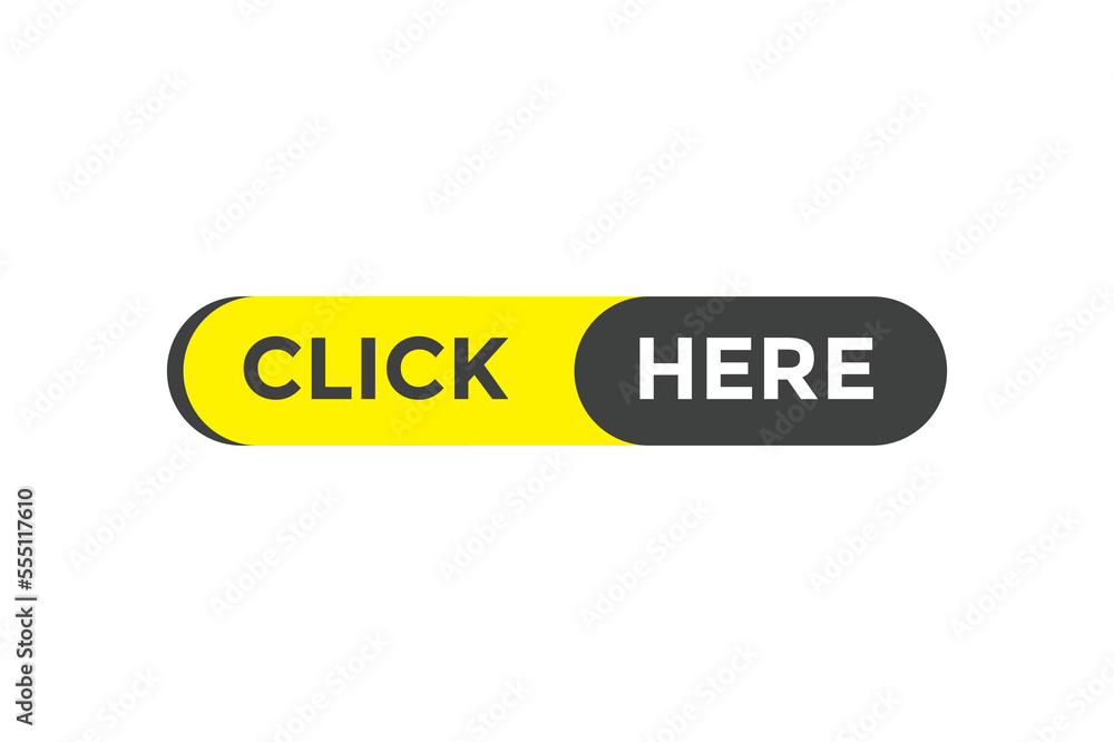 Click here button web banner templates. Vector Illustration Stock ...