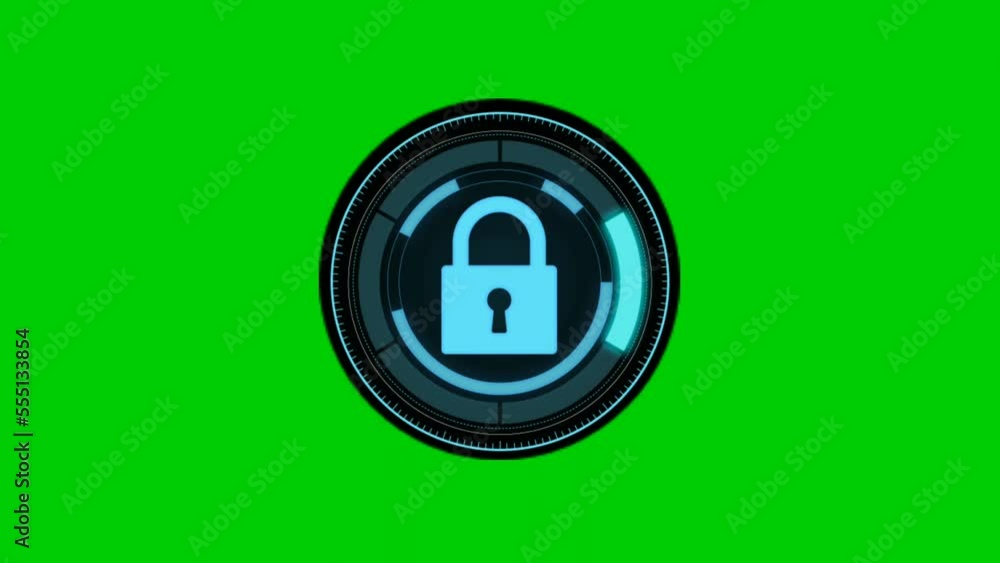Animated footage locked with green screen, perfect for, tech, computer ...
