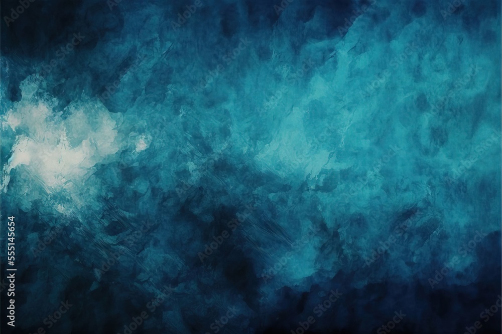 4K resolution or higher, Abstract watercolor paint background dark blue ...