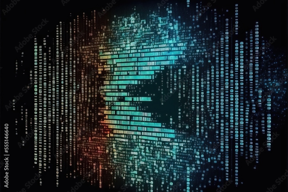 4K resolution or higher, Programming code abstract technology background of software deve ...