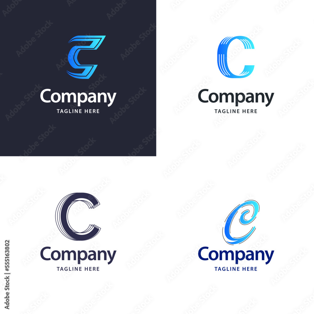 Letter C Big Logo Pack Design Creative Modern logos design for your ...