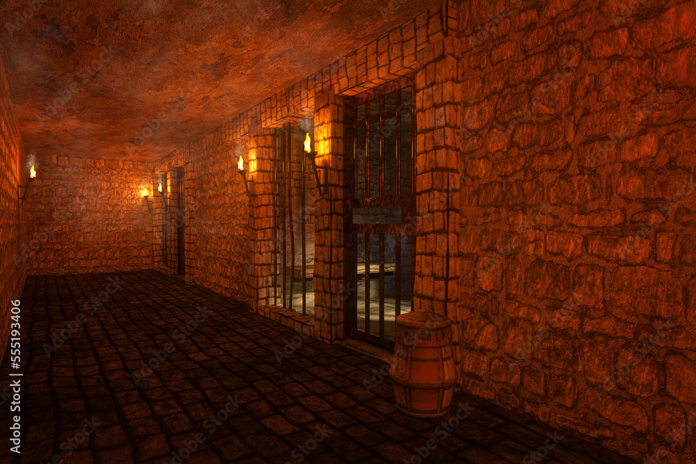 Medieval Dungeon Prisoner