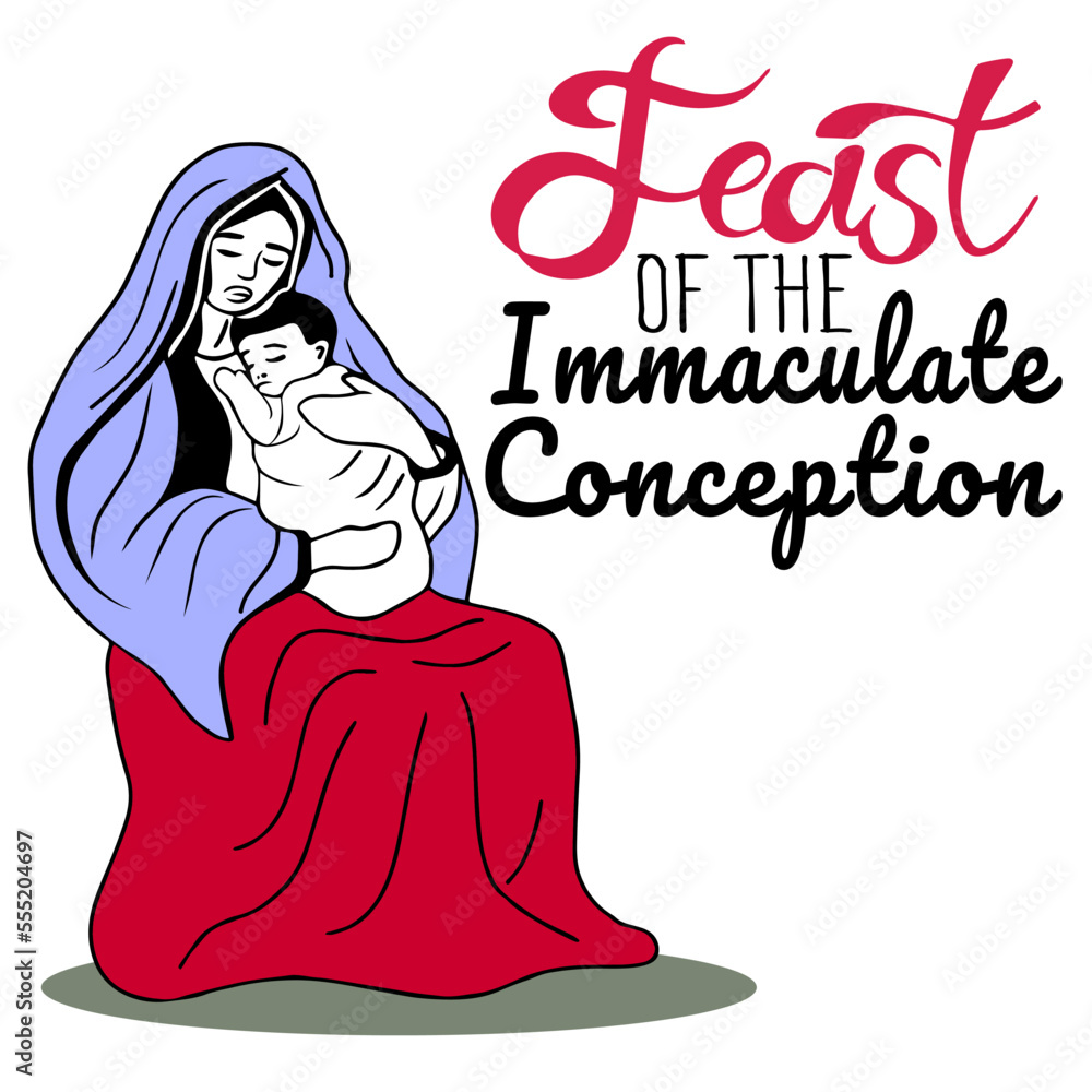 Feast of the Immaculate Conception of Blessed Virgin Mary. Annunciation ...