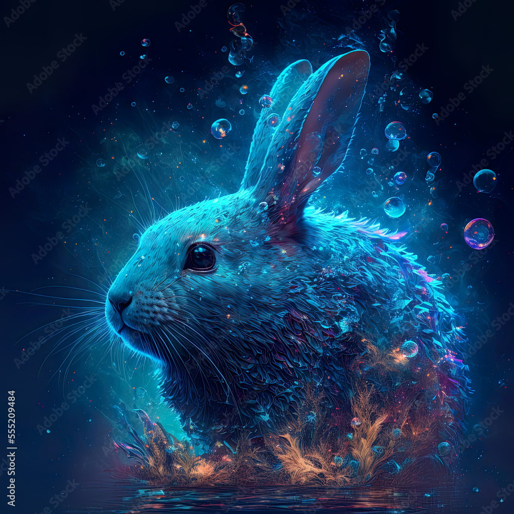 Water rabbit, 22.1.2023, Chinese lunar new year, happy new year ...