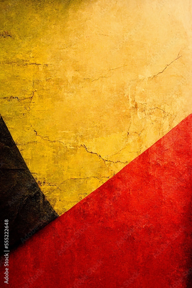 simple abstract asymmetrical background with red golden and black ...