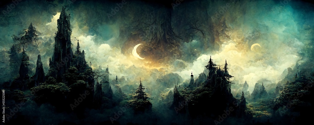 dark and moody background like in a scary nightmare with darkness and ...