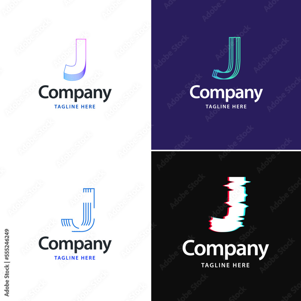 Letter J Big Logo Pack Design Creative Modern logos design for your ...
