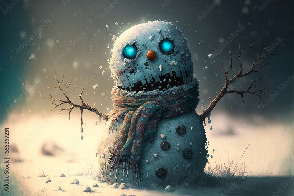 Zombie Snowman