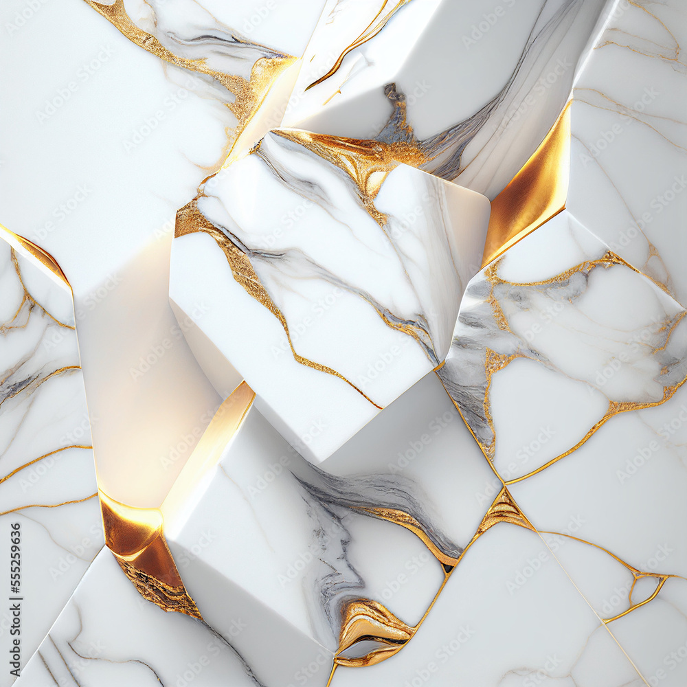 White and gold marble background, abstract modern texture Stock ...