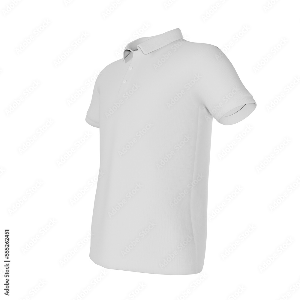 Polo shirt mockup template isolated Stock Illustration | Adobe Stock