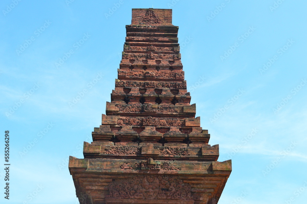 The "Bajang Ratu" temple, a relic of the Majapahit kingdom, which ...