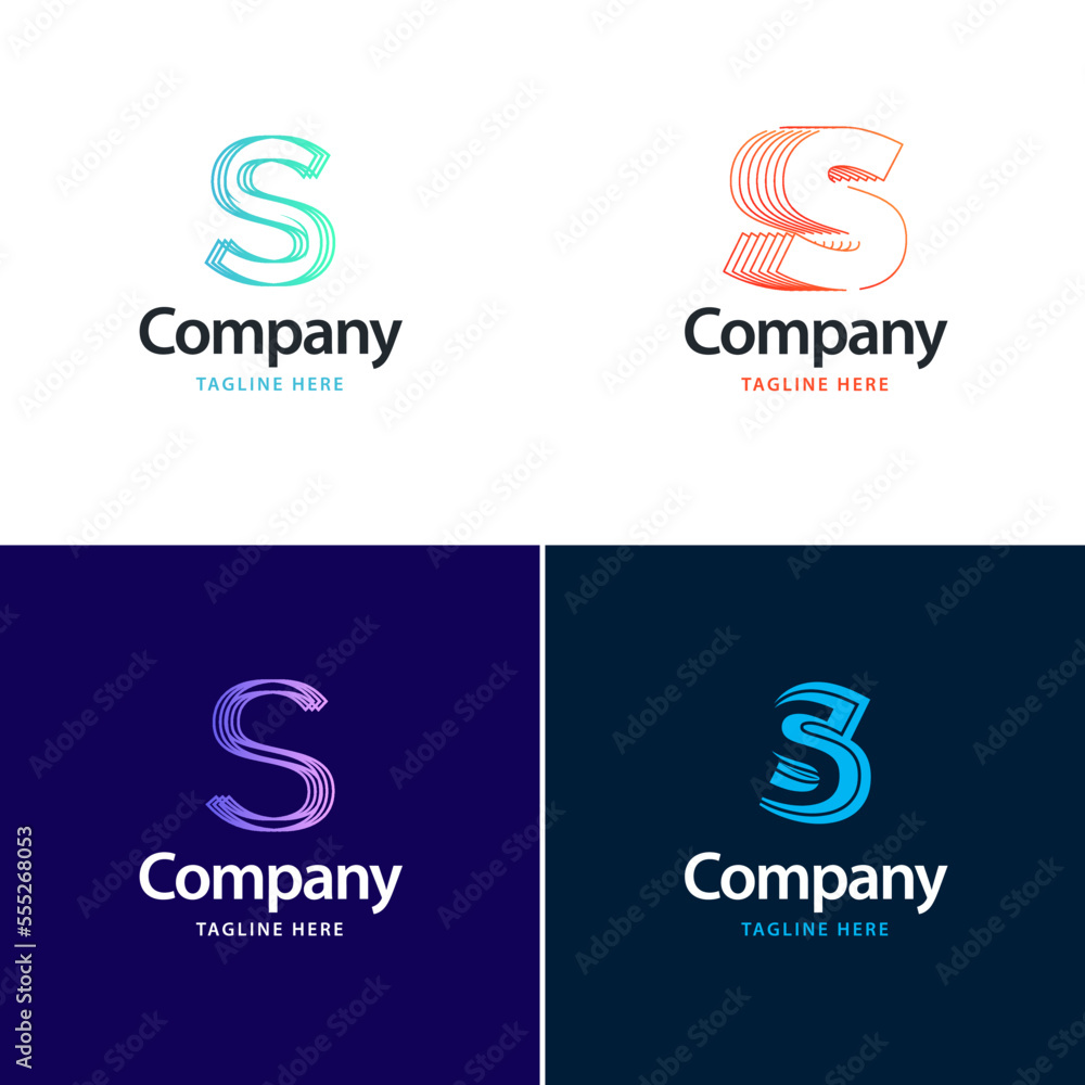 Letter S Big Logo Pack Design Creative Modern logos design for your ...