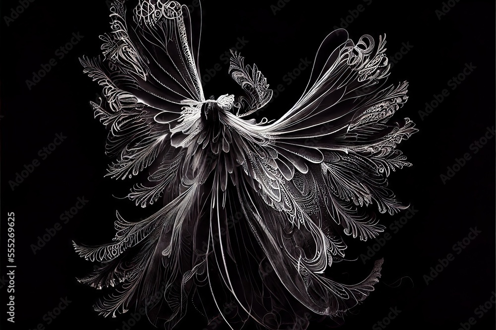 Photoshop overlays set to screen fairy wings drag and drop angel wings ...