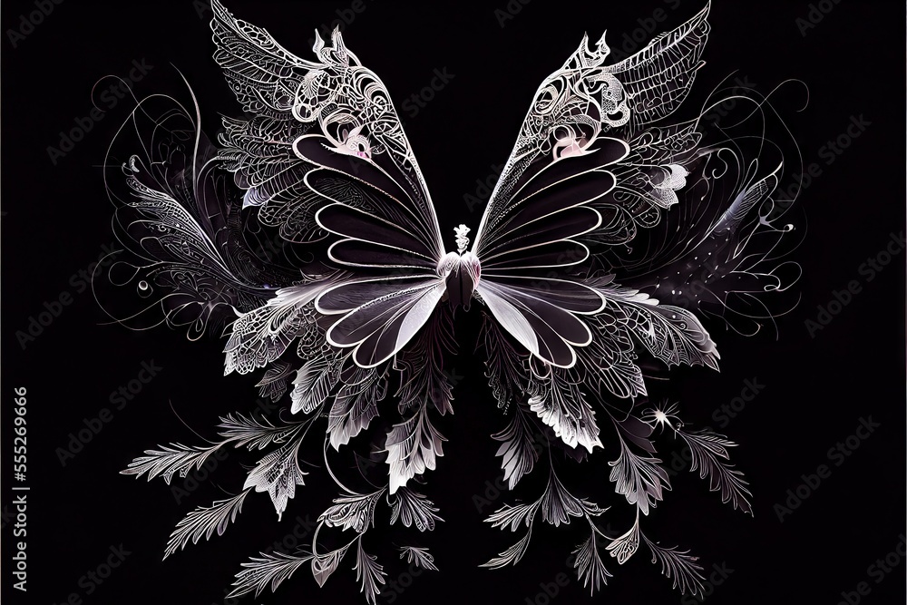 Photoshop overlays set to screen fairy wings drag and drop angel wings ...