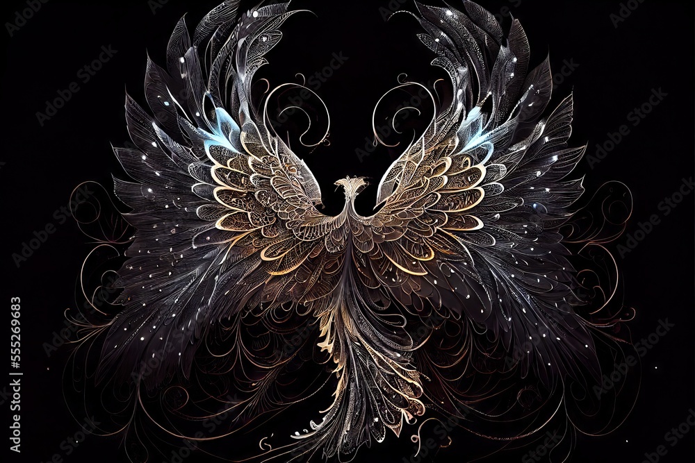 Photoshop overlays set to screen fairy wings drag and drop angel wings ...