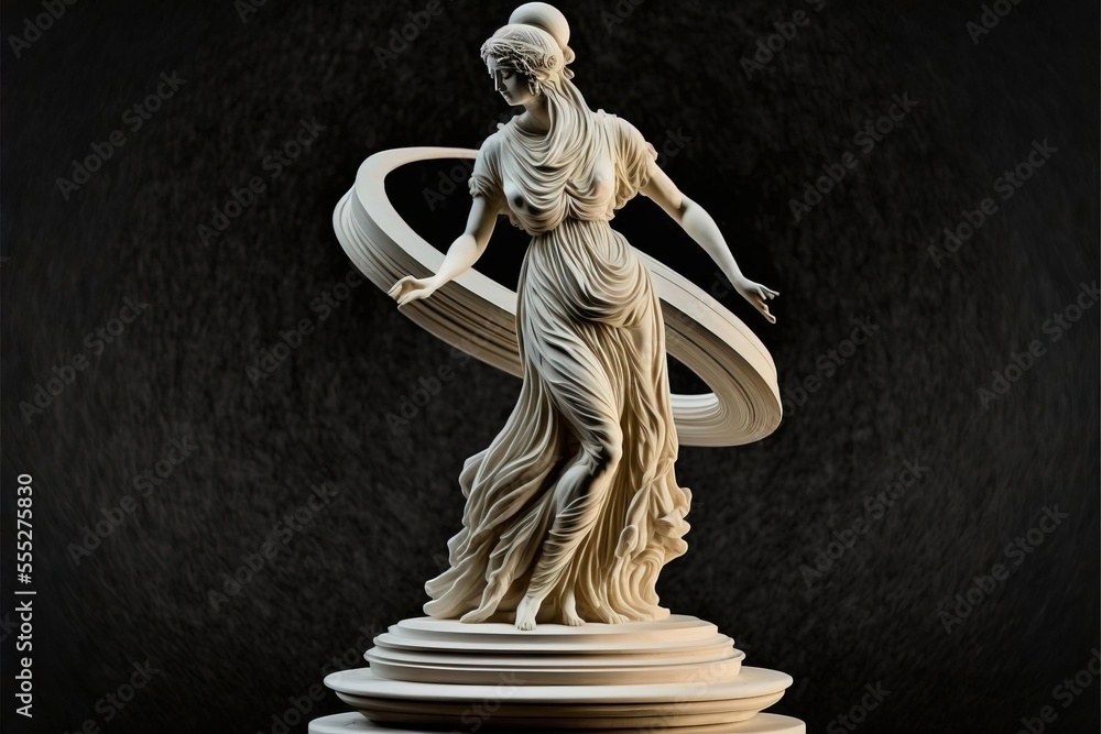 4K resolution or higher, willow tree figurine of saturn. Generative AI ...