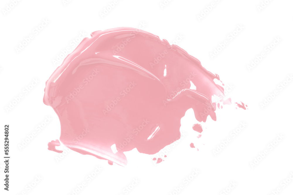 Shiny pink brush isolated on transparent background. pink watercolor ...