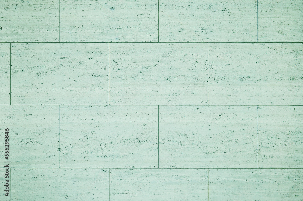 Limestone wall texture background. Pastel green travertine texture for ...