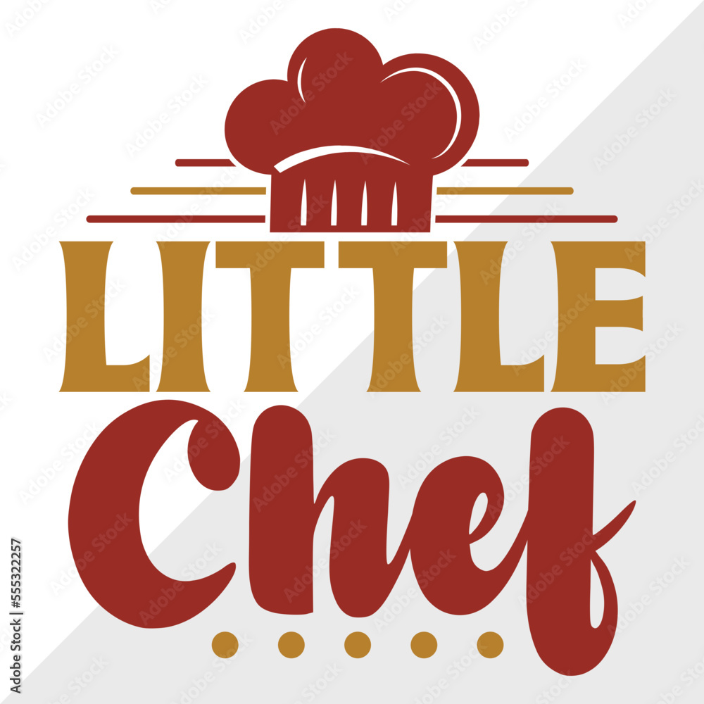 Vetor de Little Chef SVG Cut File, Little Svg, Cooking Svg, Chef Svg ...