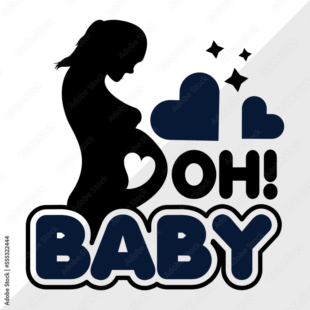 Oh Baby SVG Cut File, Newborn Svg, Little Boss Svg, Cute Baby Svg, Baby ...
