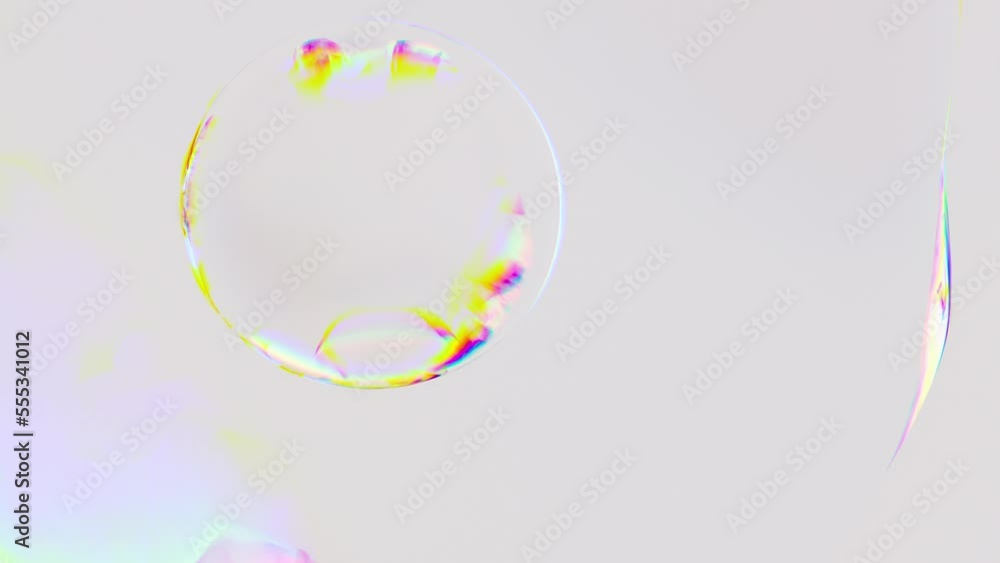 Multicolor Abstract 3D Animated White Background. Colored Isolated ...