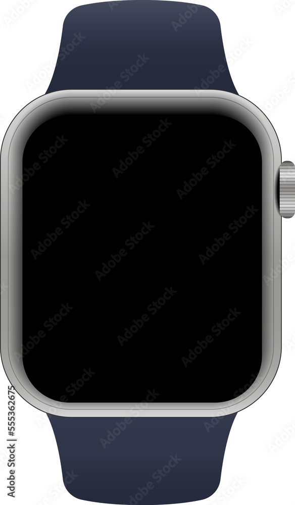 Apple Watch SE, Series 6 2020. Realistic modern watch. Device Mockup ...