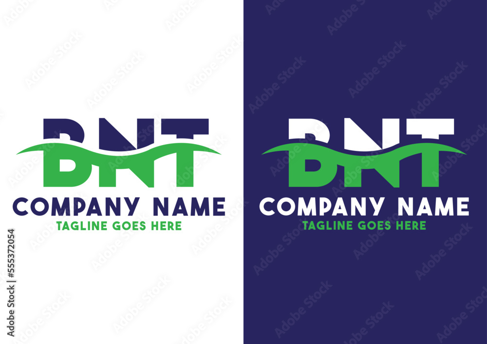 Letter BNT logo design template, BNT logo Stock Vector | Adobe Stock